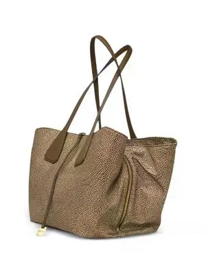 Borbonese Printed Shoulder Bag - Brown