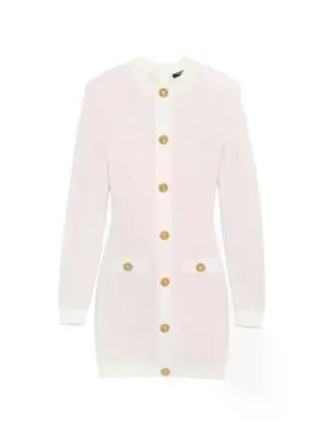 Balmain Buttoned Mini Dress