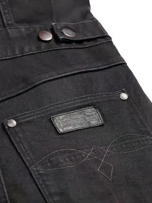 Ralph Lauren Zipped Denim Jumpsuit - Black