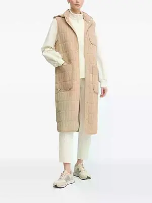 Mackage Quilted Hooded Gilet - Neutrals