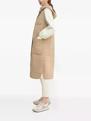 Mackage Quilted Hooded Gilet - Neutrals