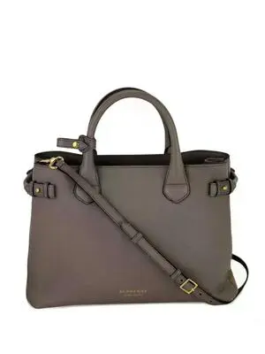 Burberry Banner House Handbag - Grey