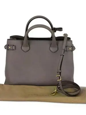 Burberry Banner House Handbag - Grey