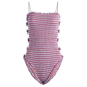 DAMSON MADDER Betty Swimsuit - Blue/red