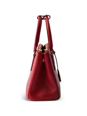 Prada Galleria Leather Tote Bag - Red