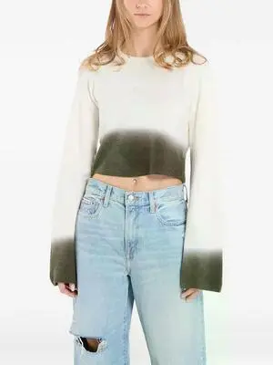 DIME Cropped Long-sleeve Top