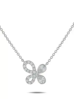 LB EXCLUSIVE Diamond Pendant Necklace - Silver