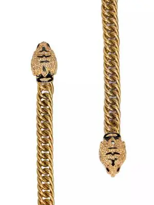 Roberto Cavalli Tiger Head Chain Belt