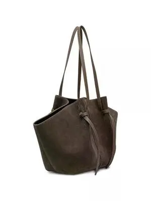 Yuzefi Mochi Suede Shoulder Bag - Brown