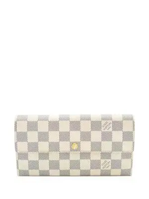 LOUIS VUITTON Damier Azur Sarah Wallet