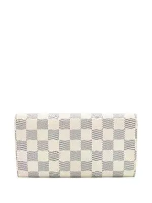 LOUIS VUITTON Damier Azur Sarah Wallet