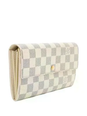 LOUIS VUITTON Damier Azur Sarah Wallet