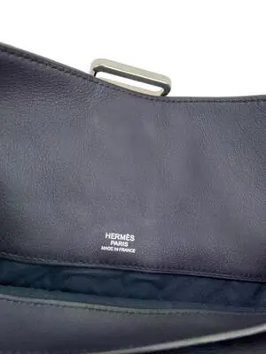 Hermès Cityslide Flap Leather Clutch