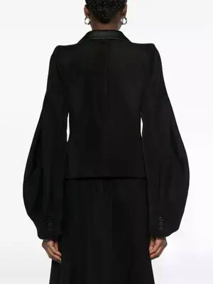 Sacai Double-breasted Cropped Jacket