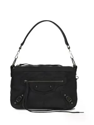 Balenciaga Le City Moto Shoulder Bag - Black