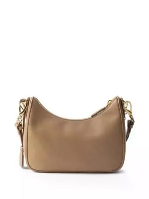 Prada Mini Re-edition Shoulder Bag - Neutrals