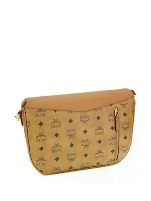 Mcm Small Diamant Logo-patterned Messenger Bag