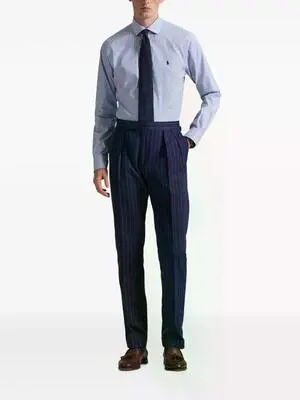 Polo Ralph Lauren Striped Custom Fit Shirt - Blue