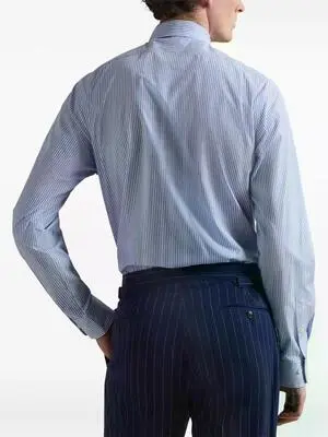 Polo Ralph Lauren Striped Custom Fit Shirt - Blue