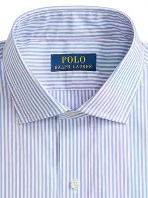 Polo Ralph Lauren Striped Custom Fit Shirt - Blue