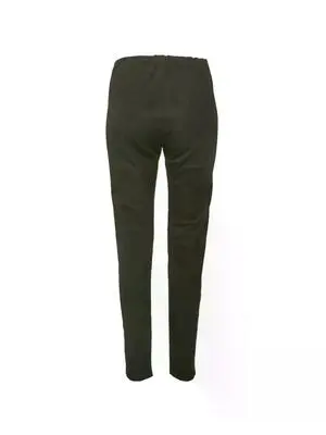JOSEPH Elasticated Waist Ankle-length Tapered Trousers - Black