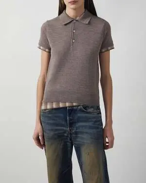 Acne Studios Layered Wool Knit Top