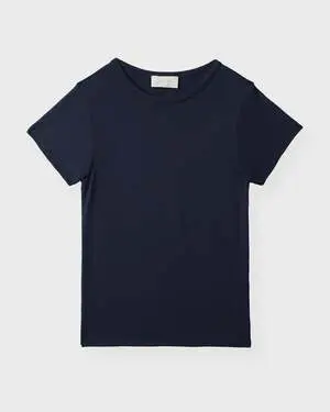 WAKAKUU Baby Tee Modal - Navy