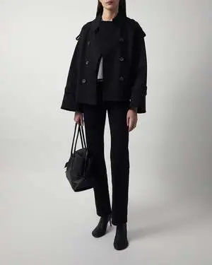 BY MALENE BIRGER Alisandra Trench Jacket - Black