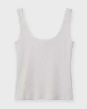 WAKAKUU Cato Rib Tank - White
