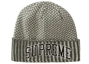 Supreme Fair Isle Beanie - Dark Olive