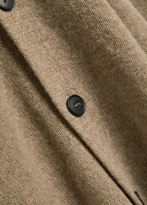 Sunspel Wool Cardigan - Sand