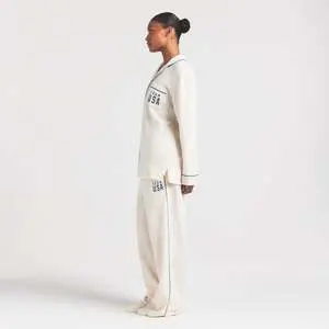 SKIMS For Team Usa Fleece Olympic Oversized Sleep Top