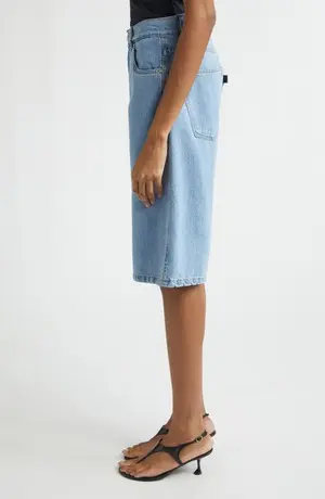 Coperni Denim Bermuda Shorts - Blue Lgiht Blu