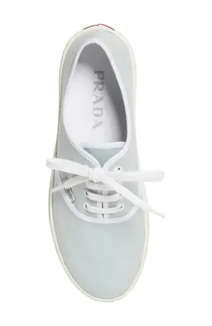 Prada Canvas Low Top Sneakers - Blue