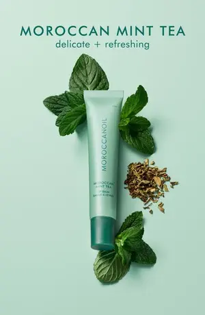 MOROCCANOIL® Lip Balm – Hydrating Argan Butter + Peptide Lip Treatment - Moroccan Mint Tea