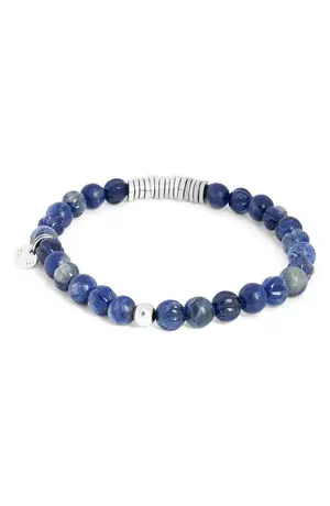 Tateossian Classic Discs Beaded Bracelet - Blue