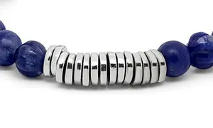 Tateossian Classic Discs Beaded Bracelet - Blue