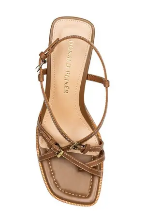 DONALD PLINER Daffney Strappy Sandal - Saddle