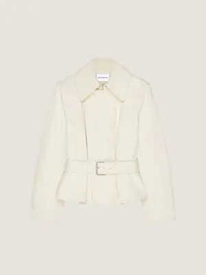 Givenchy Cropped Belted Jacket