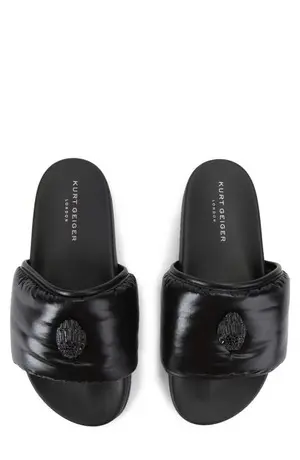 Kurt Geiger Eagle Head Puff Slide Sandal