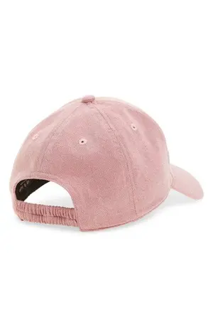 Rag & Bone Harlow Twill Baseball Cap - Pink Denim