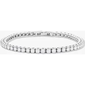 CUFFED BY NANO Classic Tennis Bracelet - Silver