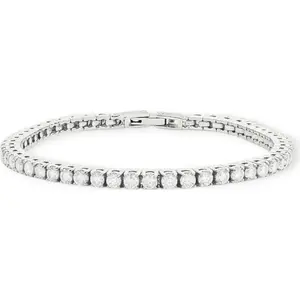 CUFFED BY NANO Classic Tennis Bracelet - Silver