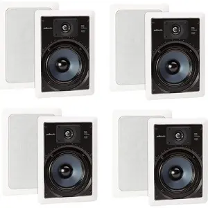POLK AUDIO Rc65i 2 Way In Wall Speakers4 Pack - White