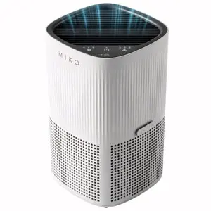 MIKO A-200 Air Purifier With Hepa Filtration And Aromatherapy 600 Sq Ft - White