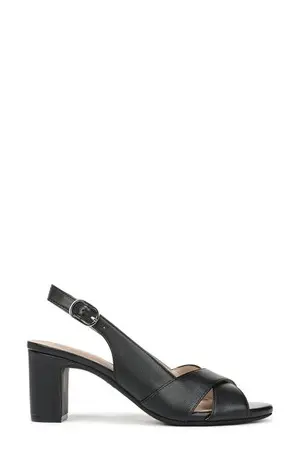 LIFESTRIDE Crisscross Slingback Sandal - Black