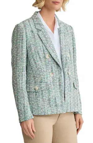 Jones New York Tweed Open-front Blazer