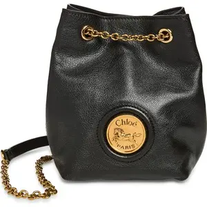 Chloé Horse Medal Leather Shoulder Bag