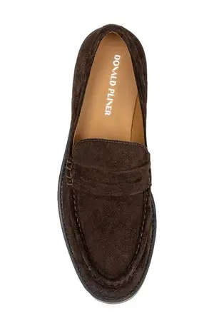 DONALD PLINER Caiden Penny Loafer - Expresso