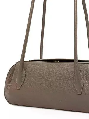 Yuzefi Grained Shoulder Bag - Brown